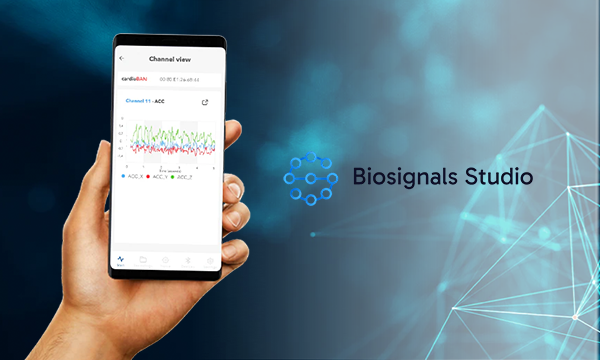 スマホで生体センサを計測！Biosignals Studio | ウェアラブル生体センサ biosignalsplux | 株式会社クレアクト